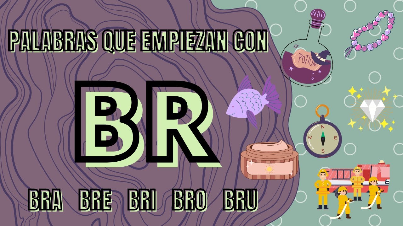 Palabras que empiezan con BR - BRA, BRE, BRI, BRO, BRU - YouTube