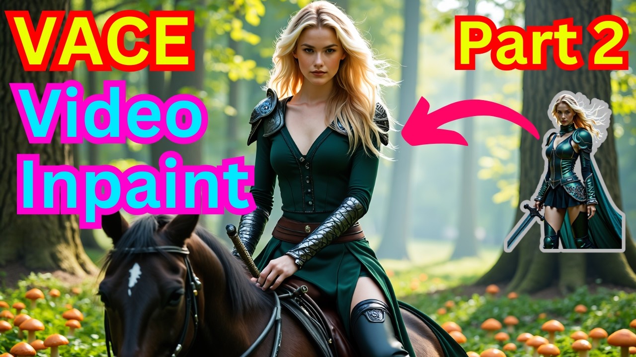 Wan 2.1 VACE Video Inpaint Editing - Restyle Anything In A Video By Reference - YouTube