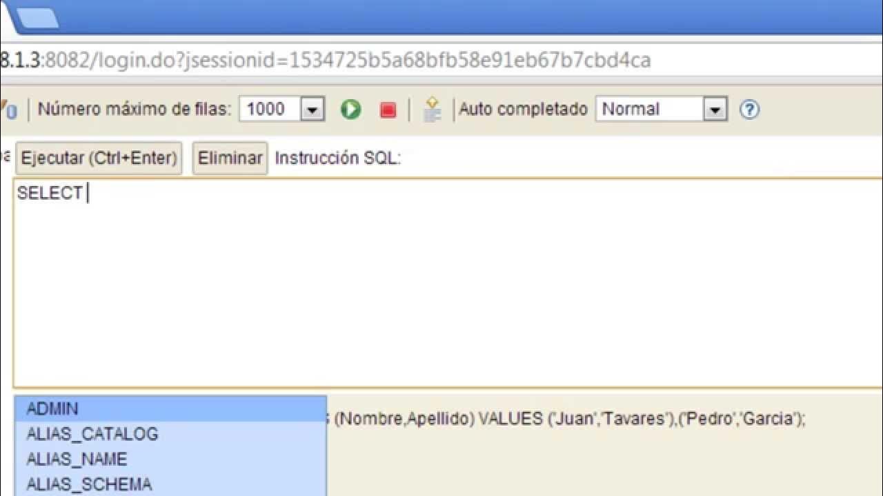 Tutorial Base de Datos H2 incrustada a una aplicacion JAVA [Eclipse ...