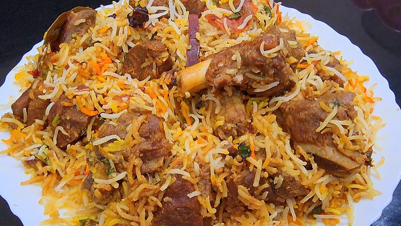 spicy and tasty mutton dum biryani bakra eid special recipe - YouTube