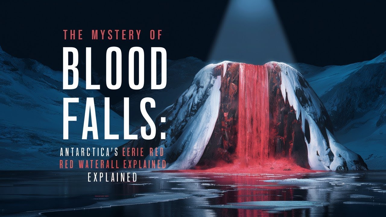 The Mystery of Blood Falls | Antarctica's Eerie Red Waterfall Explained ...