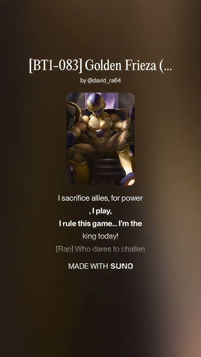 [BT1-083] Golden Frieza (Eng) v2 - YouTube