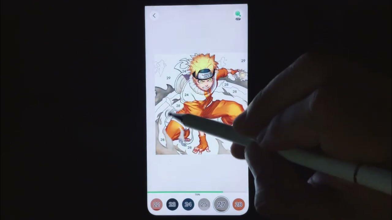 Color By Numbers Naruto Uzumaki Naruto Youtube