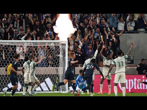 SDFC wins first MLS playoff game - YouTube