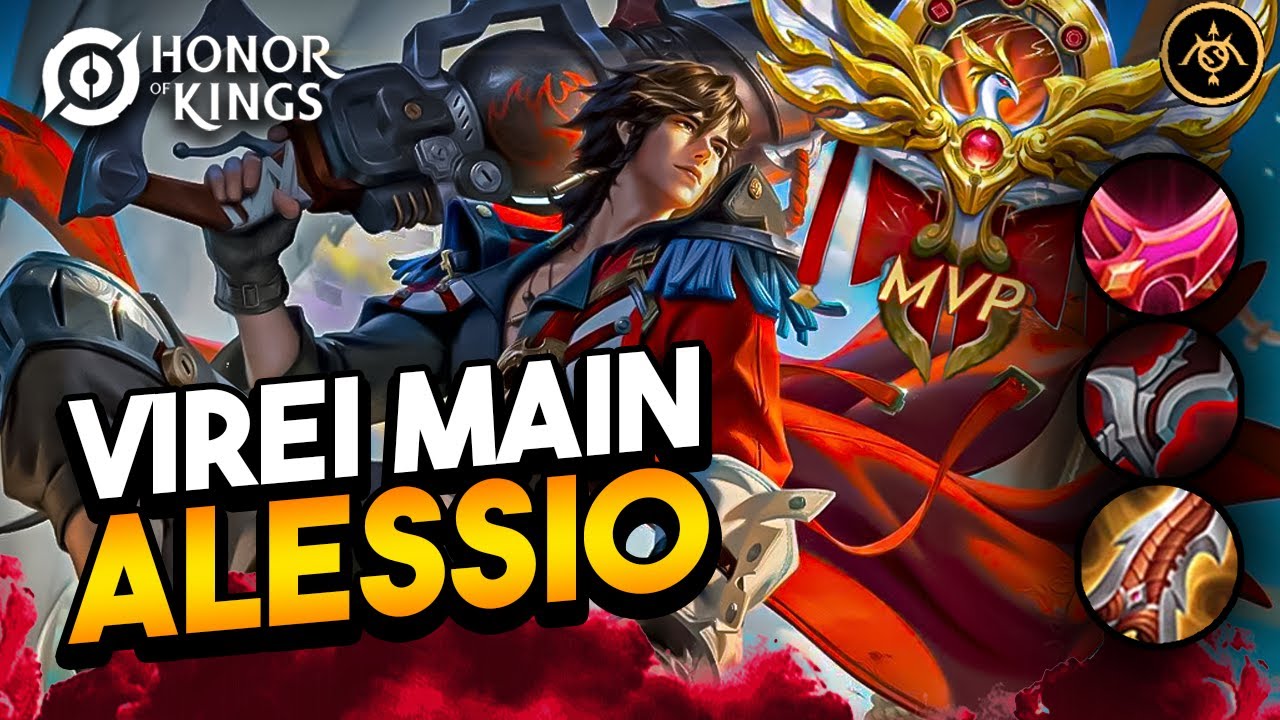 ALESSIO! VICIEI NA GAMEPLAY DESSE ADC KKKK│HONOR OF KINGS - YouTube