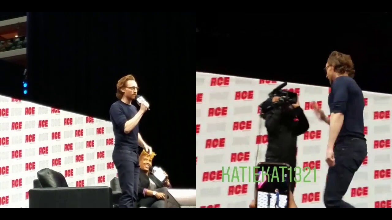 Tom Hiddleston at the ACE Comic Con Arizona on January 13, 2019. - YouTube