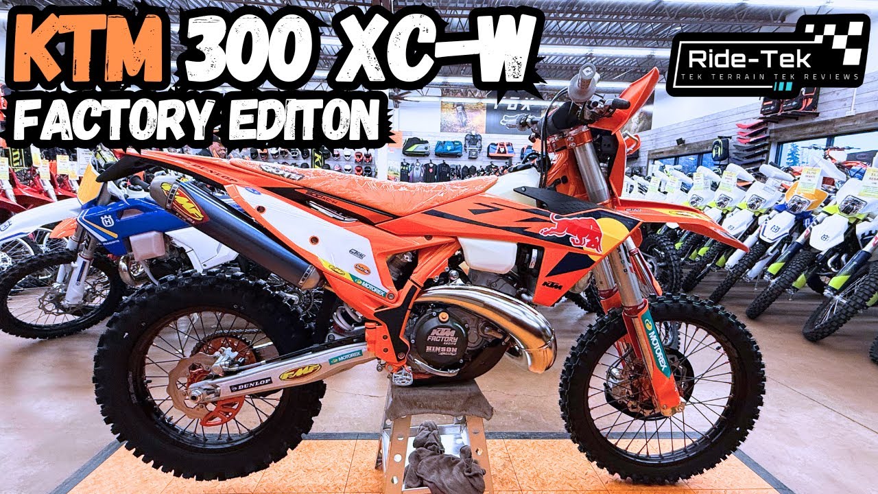 2025 KTM 300 XC-W Factory Edition First Look! - YouTube