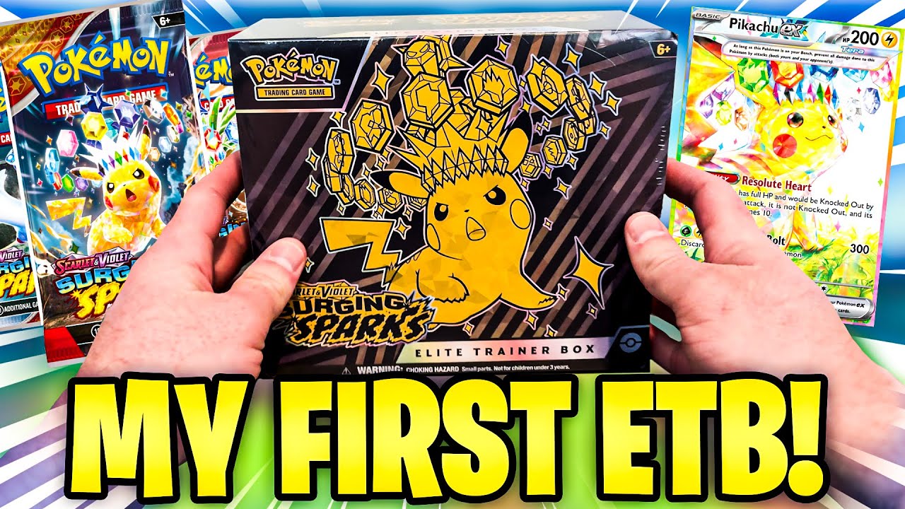 I pulled THIS from my first ever Pokemon ETB | Surging Sparks ETB - YouTube