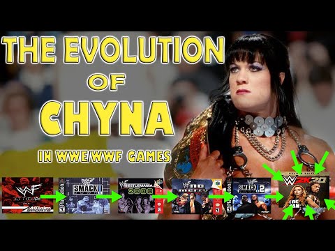 THE EVOLUTION OF CHYNA IN WWF & WWE GAMES FROM 1999 - 2019 - YouTube
