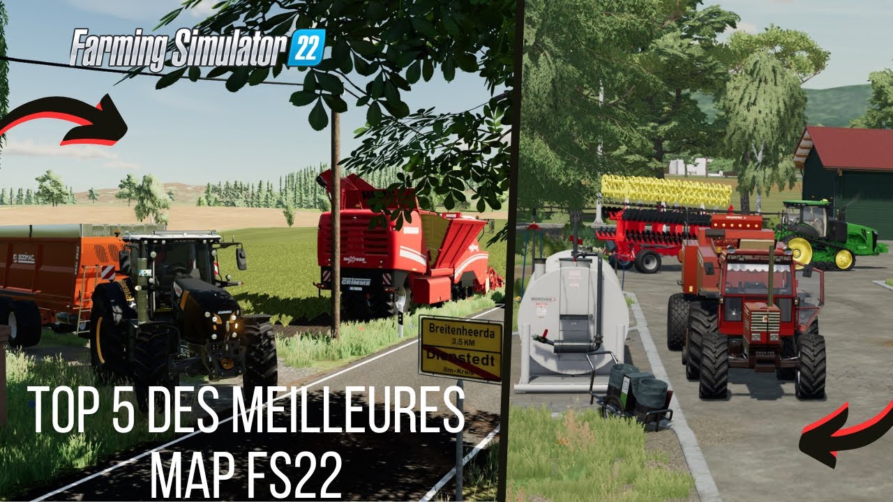 TOP 5 des Meilleures Map sur Farming 22 les Française sont présentes ...
