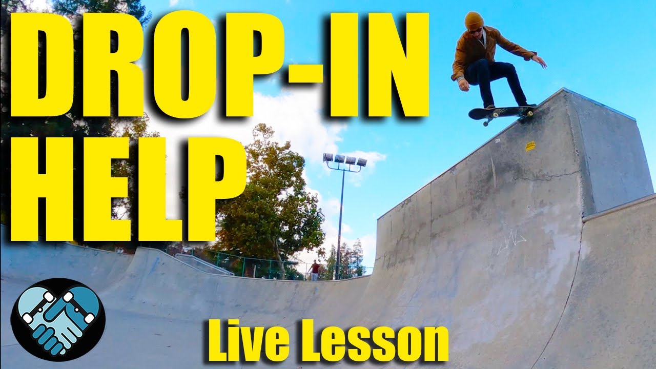 How to DROP IN! Help for Skateboarders - YouTube