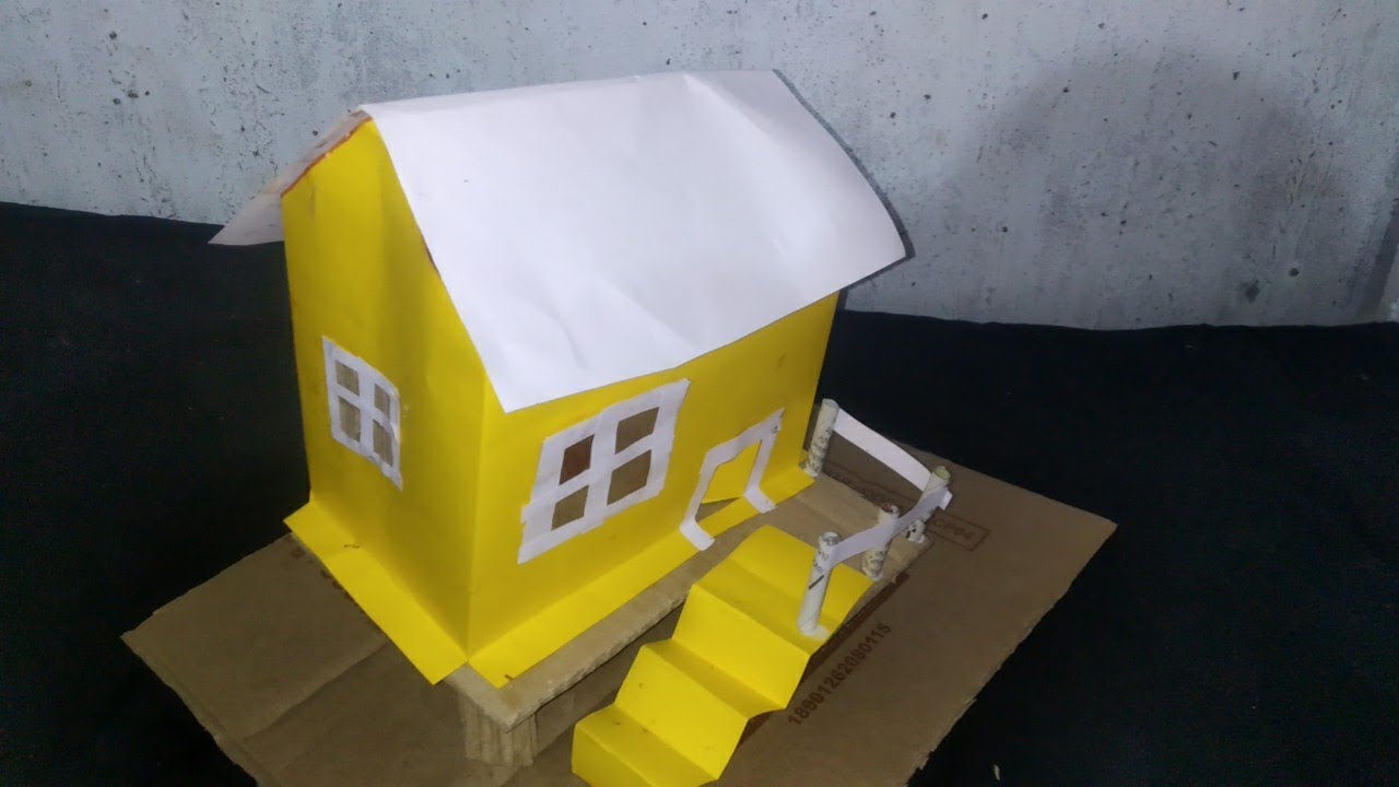 Paper Home | Origami House | Cardboard house | How to Make A Paper ...
