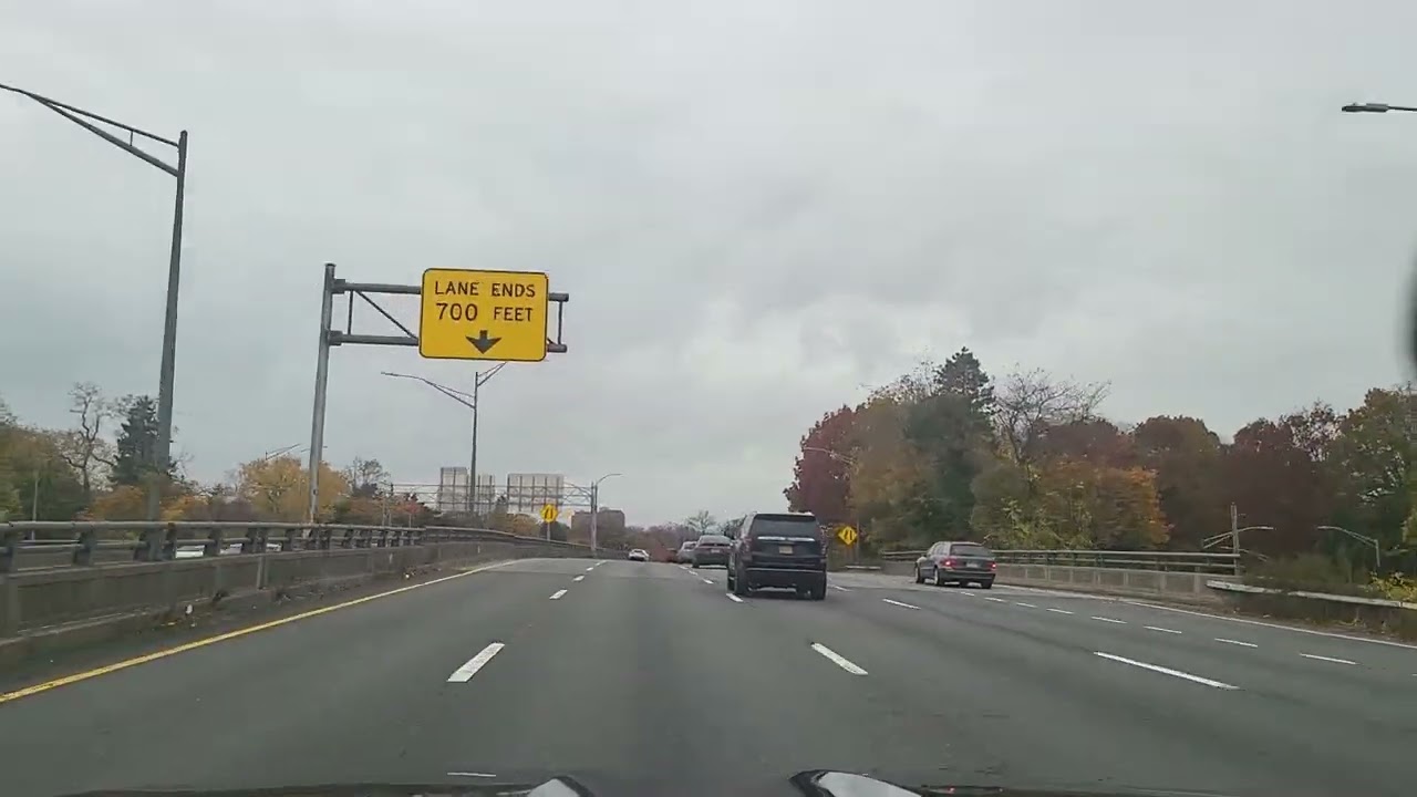 White plains to New York city... Merritt parkway to cross county ...