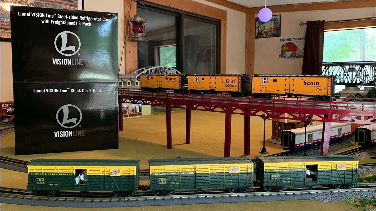 Lionel Vision Line Freight Cars!! - YouTube