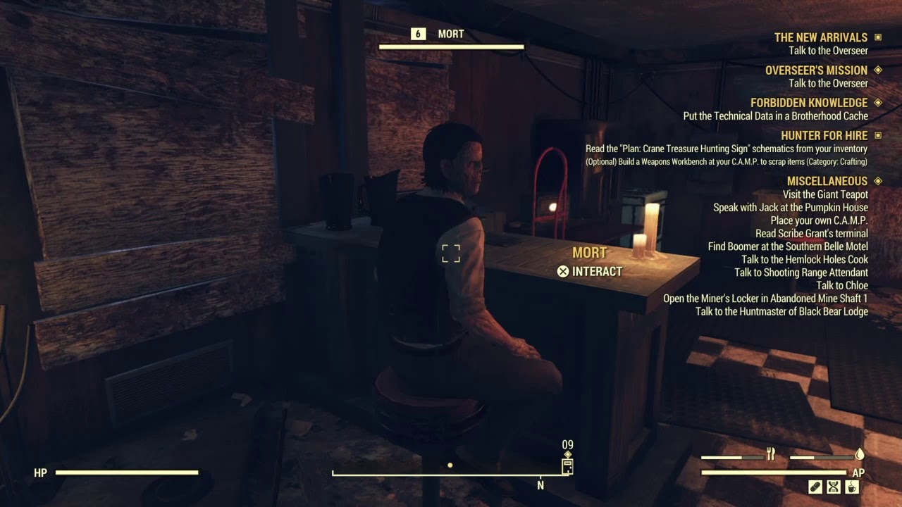 Fallout 76 Wastelanders Mort dialogue and holotapes - YouTube