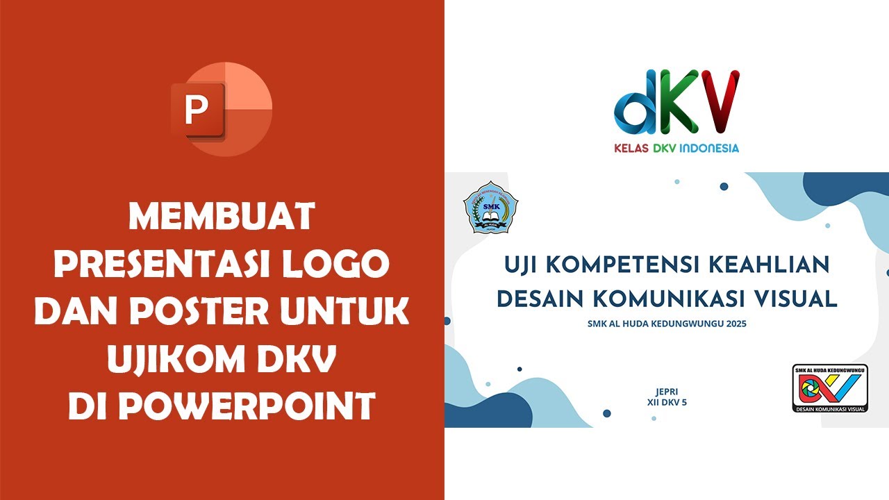 Cara Membuat Presentasi Logo Dan Poster Untuk Ujikom - YouTube