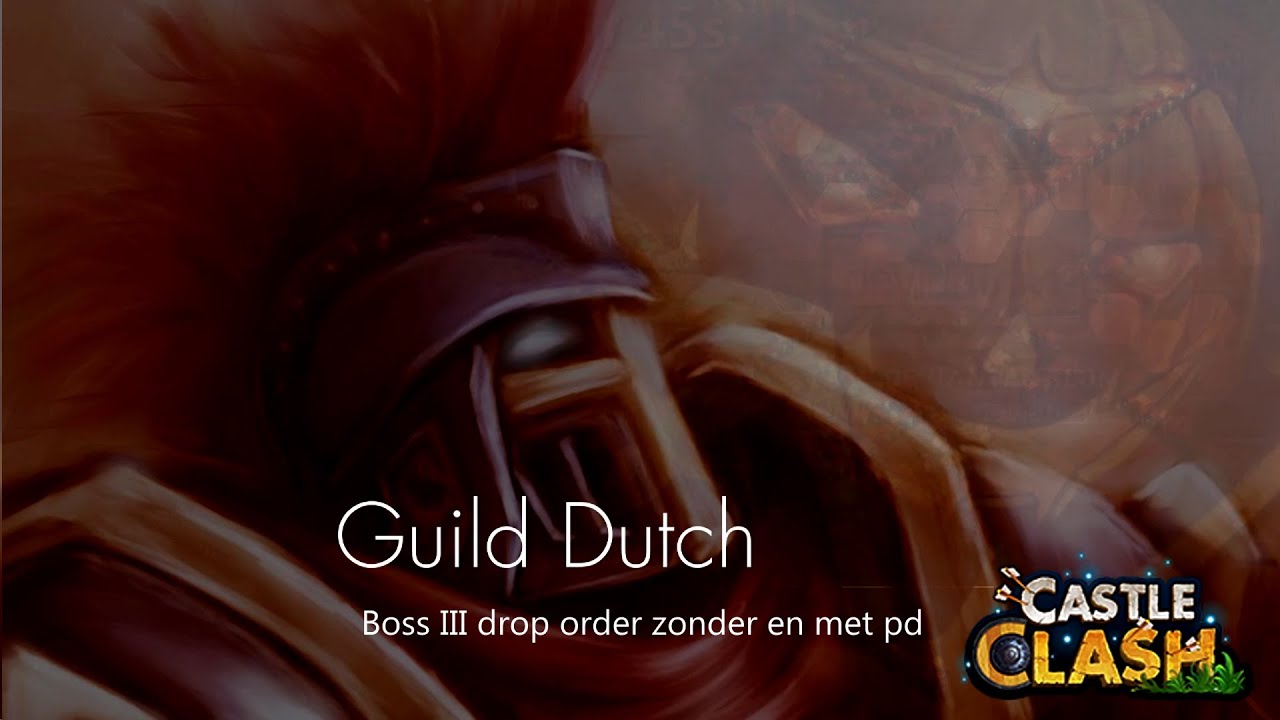 Guild Dutch - Hero drops on Boss III with and without PD - YouTube