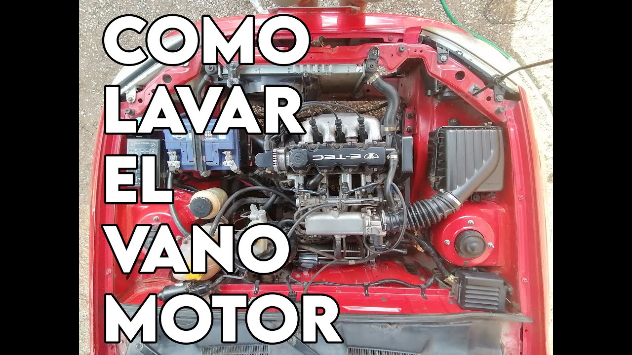 Lavando el vano motor - YouTube