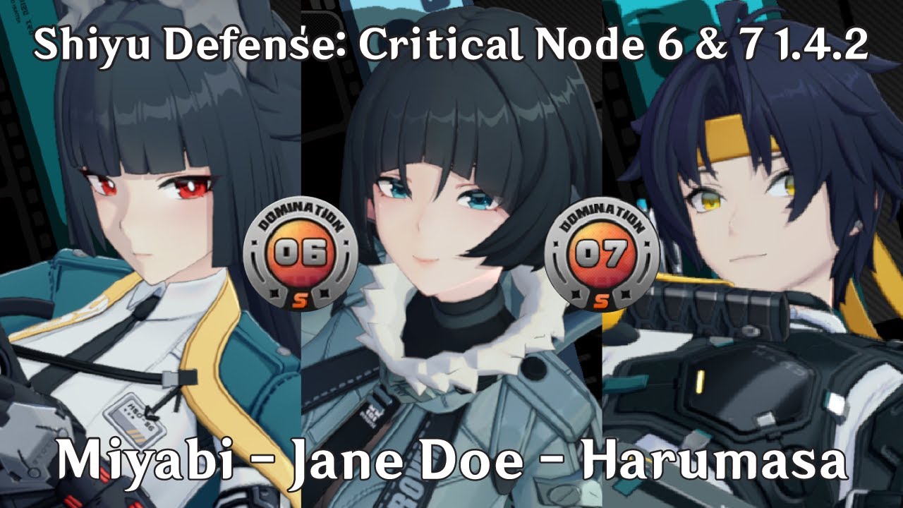 [NEW! Shiyu Defense: Critical Node 6 & 7 1.4.2] Miyabi, Jane Doe ...