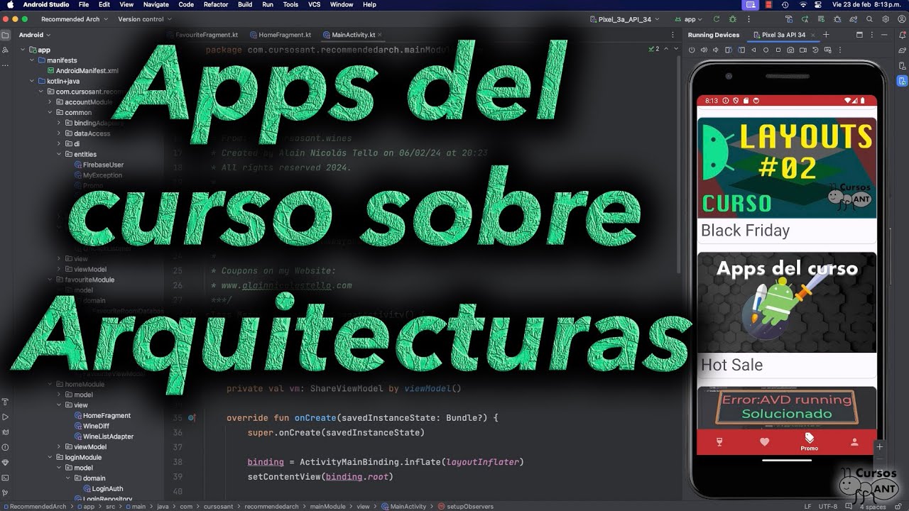 ¿Qué apps crearemos en el curso de Arquitecturas de software para Android? Udemy - Frogames ...