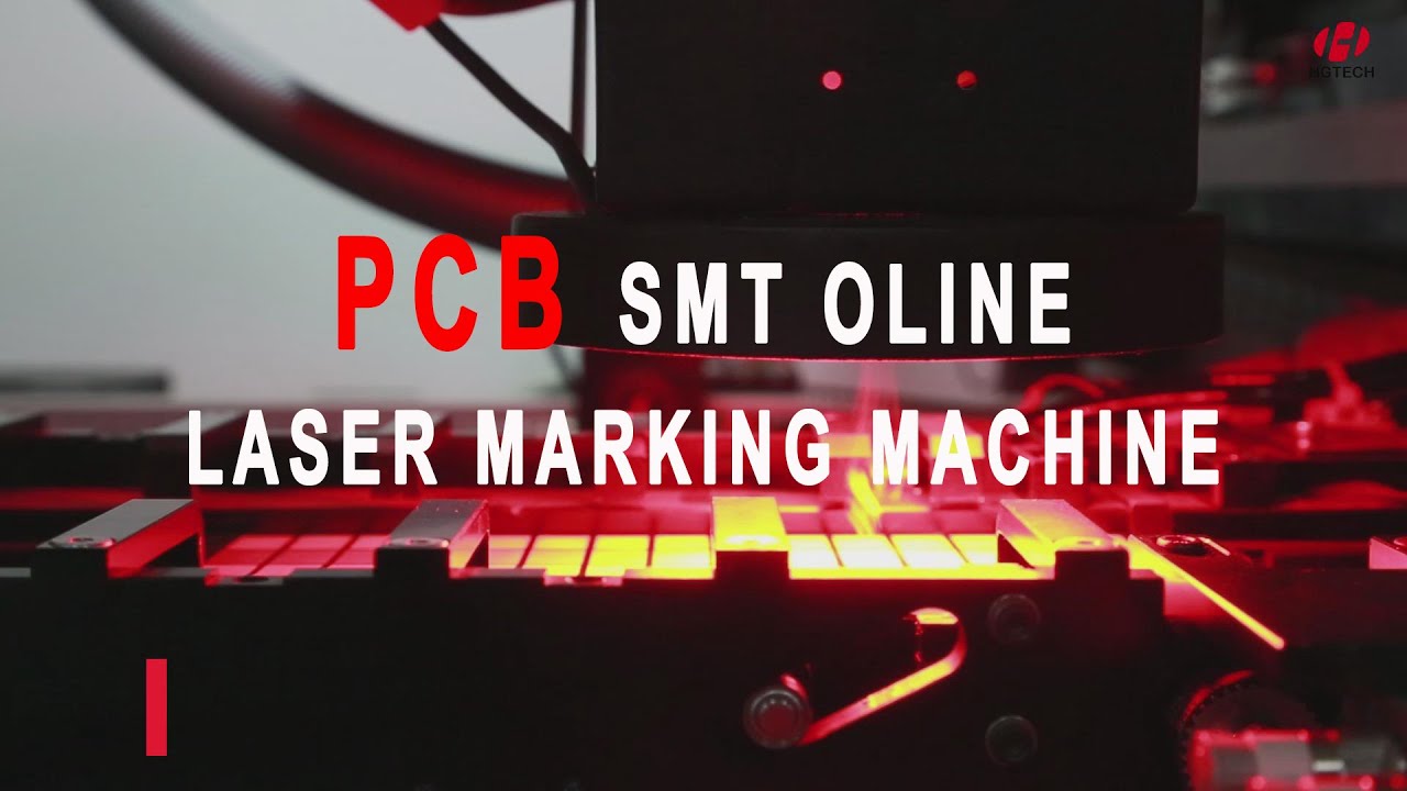 【HGTECH】SMT Online PCB Laser Marking System LCB10C - YouTube