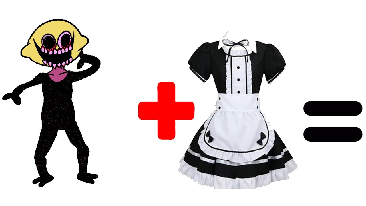 FNF Lemon Demon + Maid Costume = ??? - YouTube