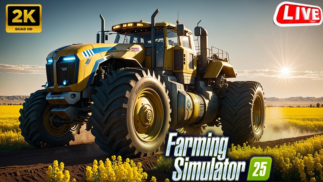 Farming Simulator 25 | Day 6 Multiplayer Live Gameplay with Logitech ...