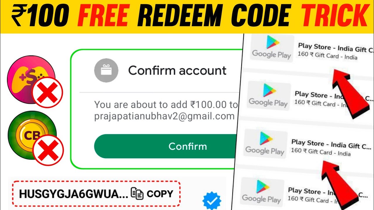 Live Proof - Free Google Play Redeem Code | Free Redeem Code | How To ...