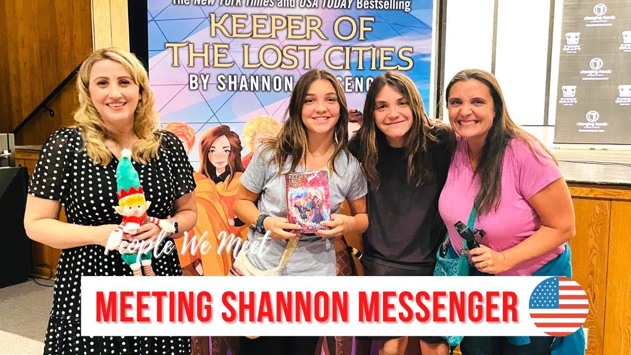 SHANNON MESSENGER, WRITER OF Keepers of the lost cities. People we meet ...