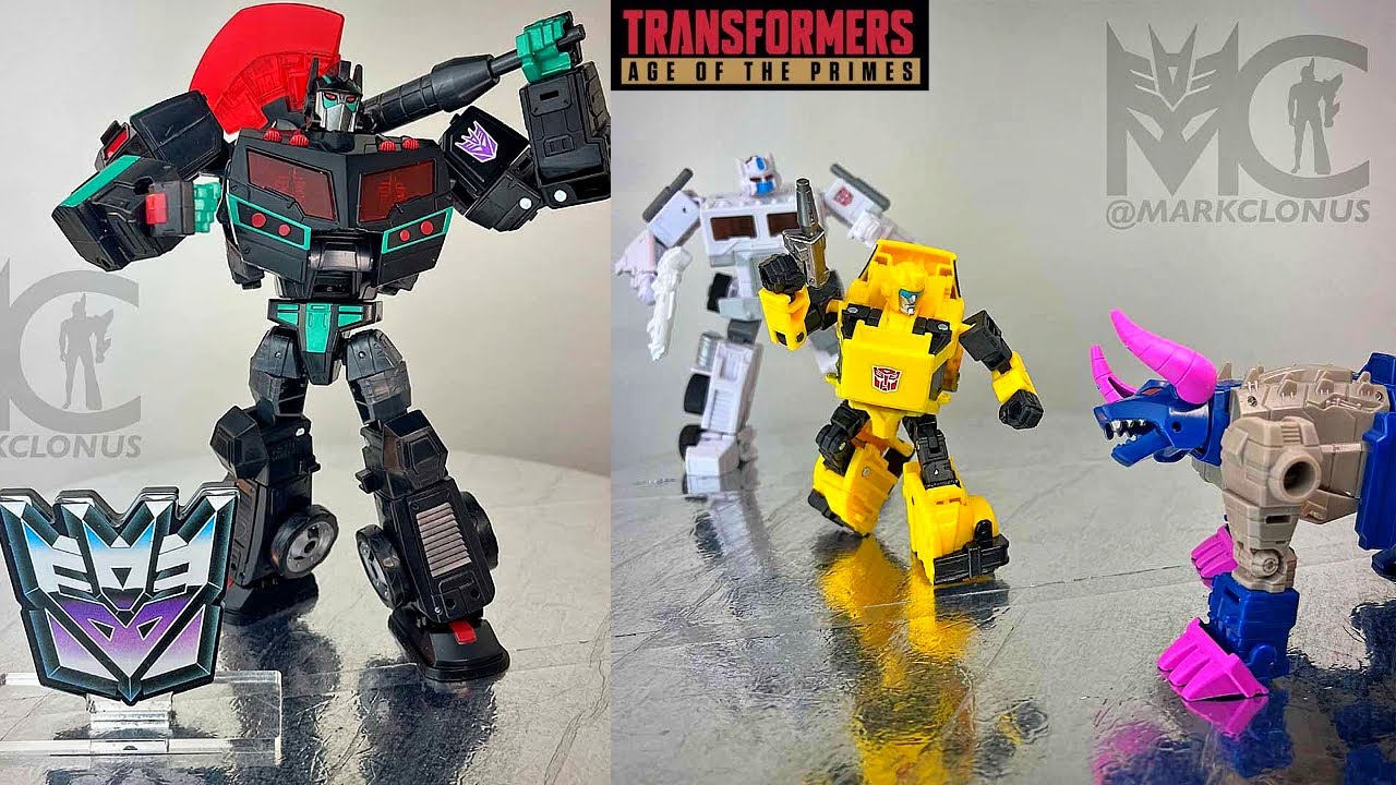 Transformers AGE OF THE PRIMES TARGET 4-Pack Behind The Scenes Images ...
