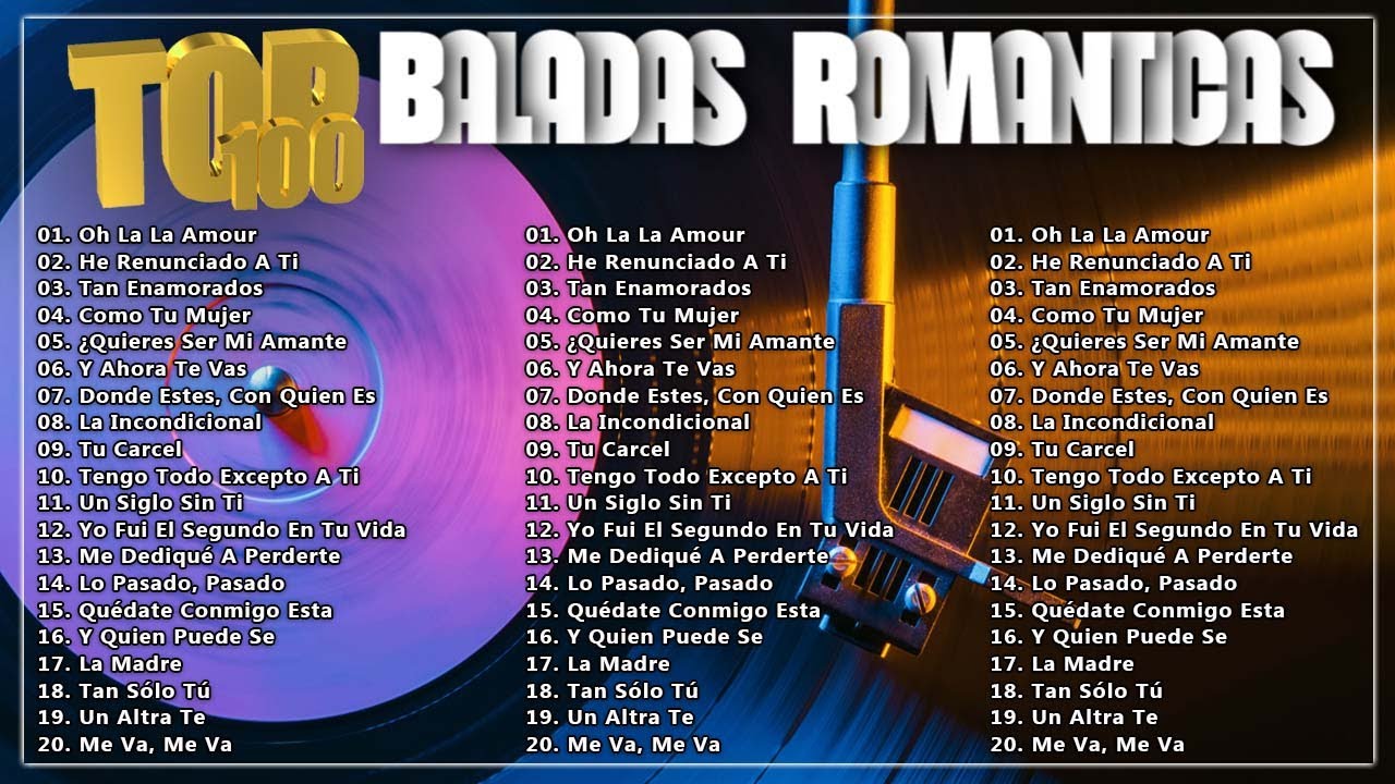 100 Mejores Canciones En Español De Todos Los Tiempos - Leo Dan, Ana ...