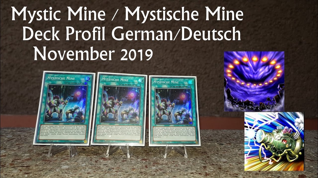 Yu-Gi-Oh! Mystic Mine / Mystische Mine Deck Profil November 2019 inkl ...