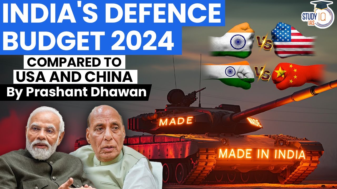 INDIA'S DEFENCE BUDGET 2024 | Big Disappointment | Compared to USA and ...