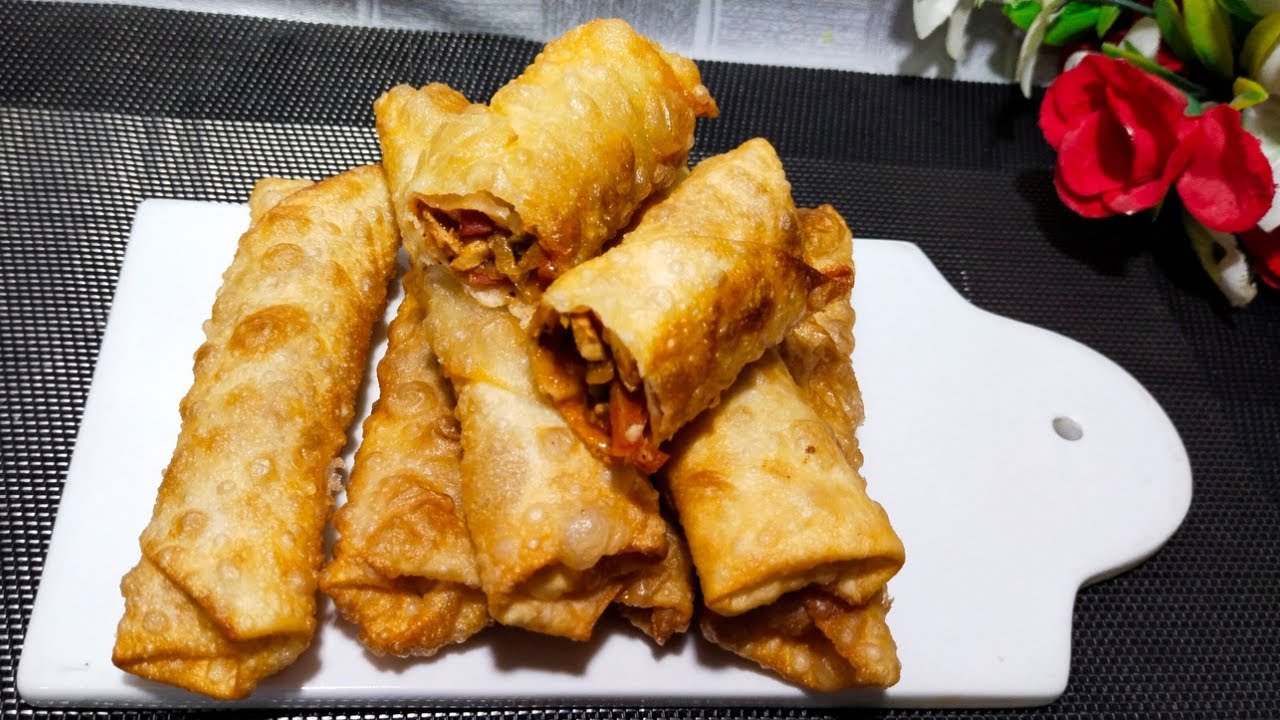 Easy and special spring roll recipe by Tanzeela ka Kitchen subscribe my ...