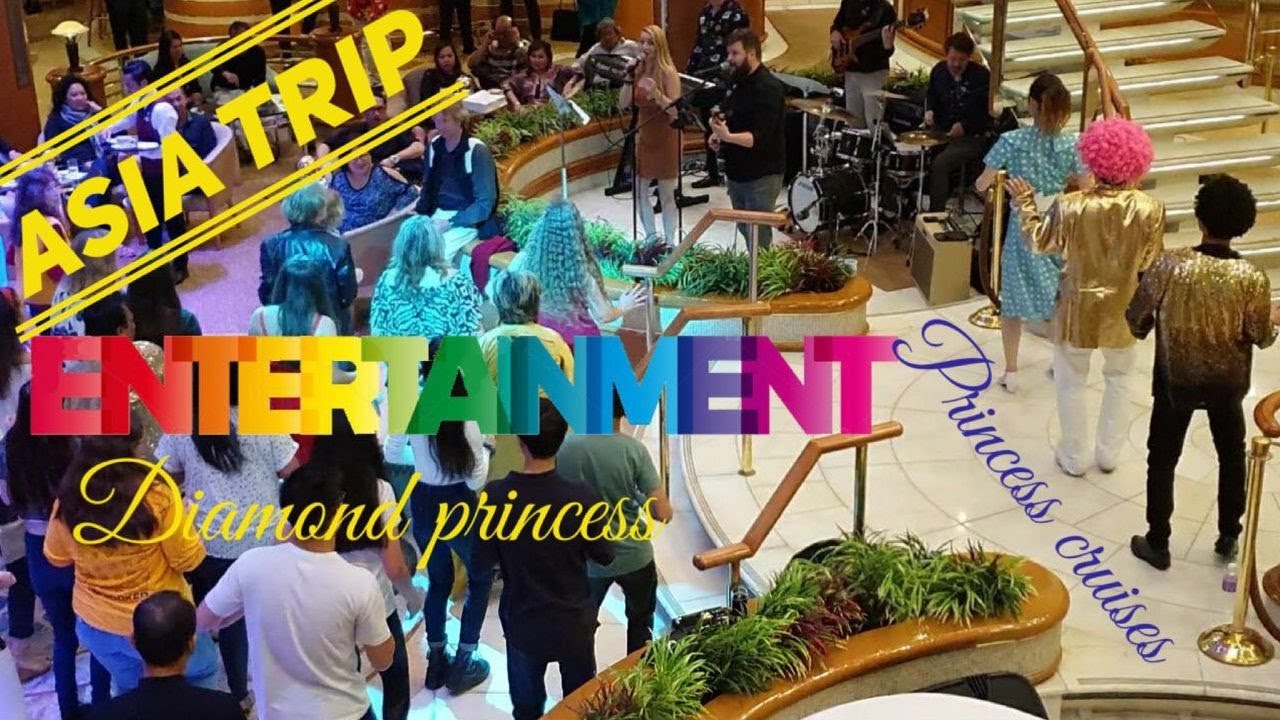 Entertainment na zaoceánskej lodi Diamond Princess (Princess cruises ...