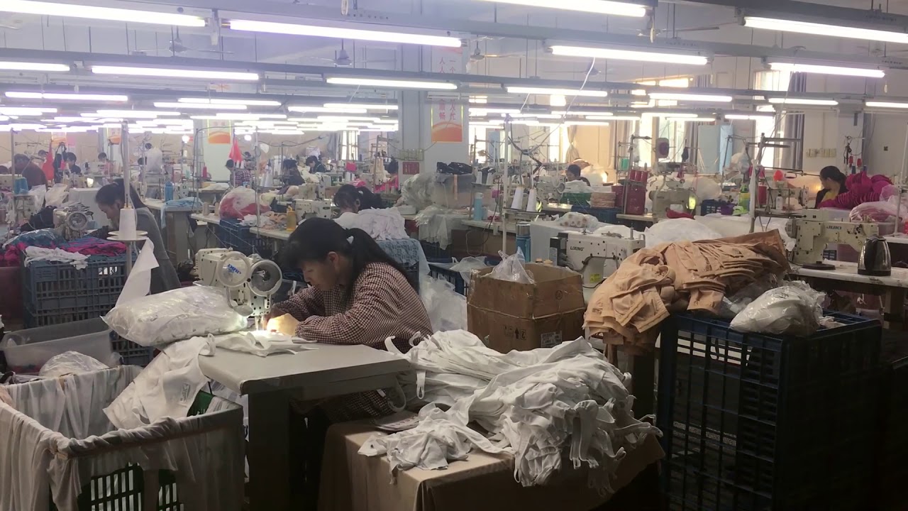 Workshop View_Professional Bra Factory In China - YouTube
