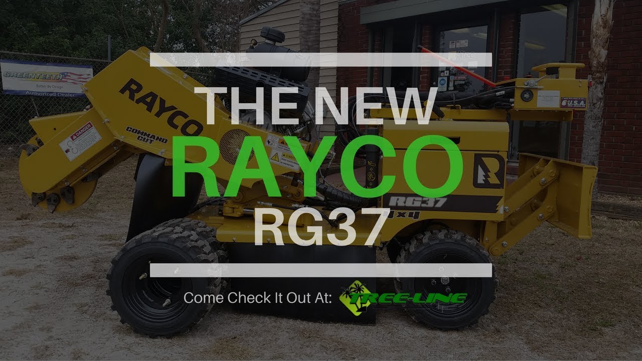 Rayco RG37 Stump Cutter - YouTube