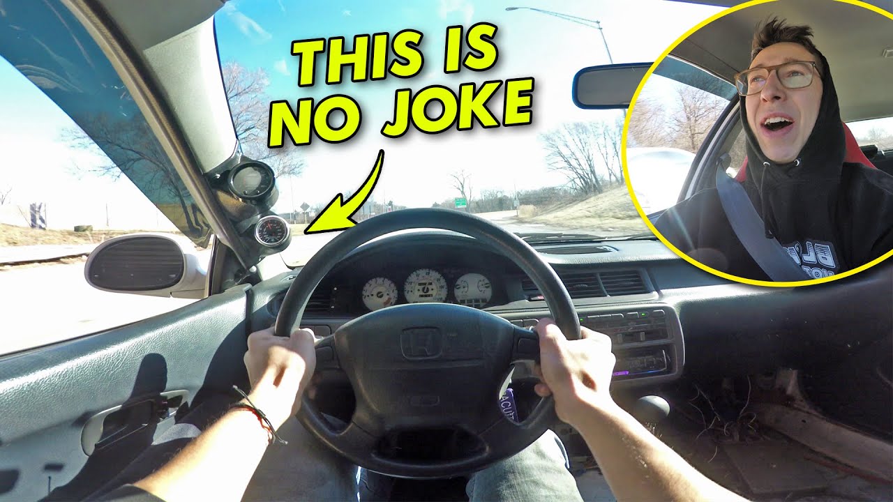 The Turbo B18C Made Too Much Power (First Drive 455WHP) | Boosted John ...