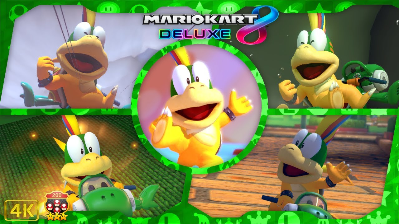 Mario Kart 8 Deluxe Dlc ⁴ᴷ Waves 1 6 200cc 3 Star Rank Lemmy