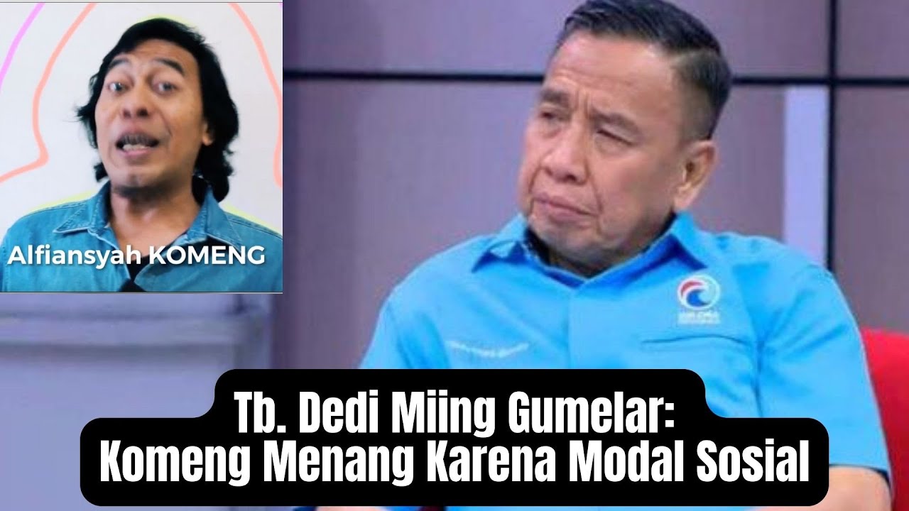 MIING: KOMENG MENANG KARENA ALLAH DAN MODAL SOSIAL. #komeng - YouTube
