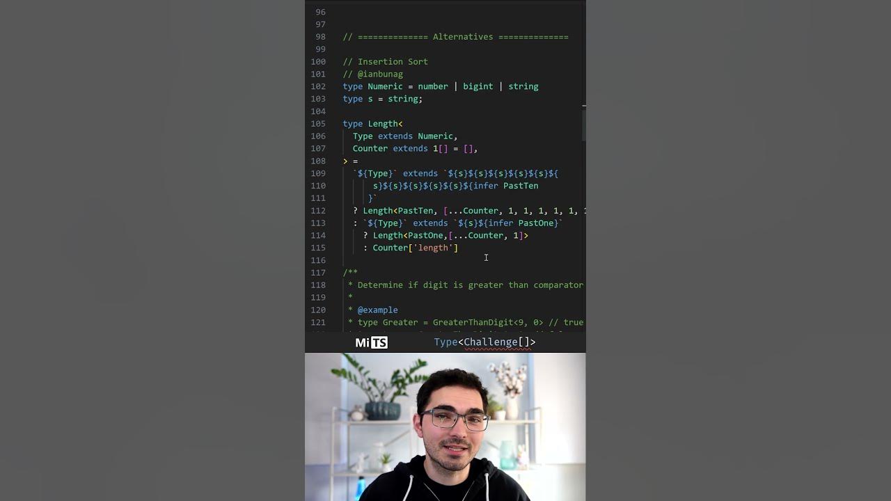 Sort Typescript Type Challenges 741 Extreme Youtube