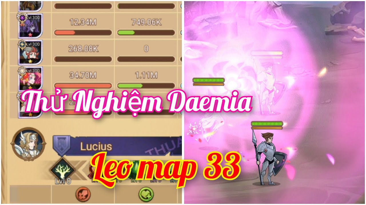 Afk Arena | Daemia Free 3 Ngày có kéo map được cho Newbie không? - YouTube