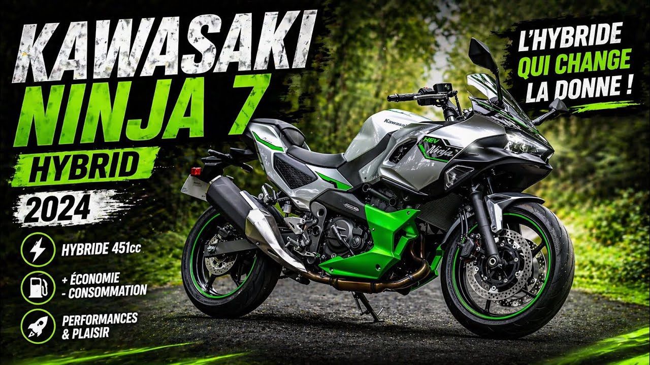 TEST N°92 / KAWASAKI NINJA 7 HYBRID 2024 ! JE VOUS DONNE MON AVIS 🤔 ...