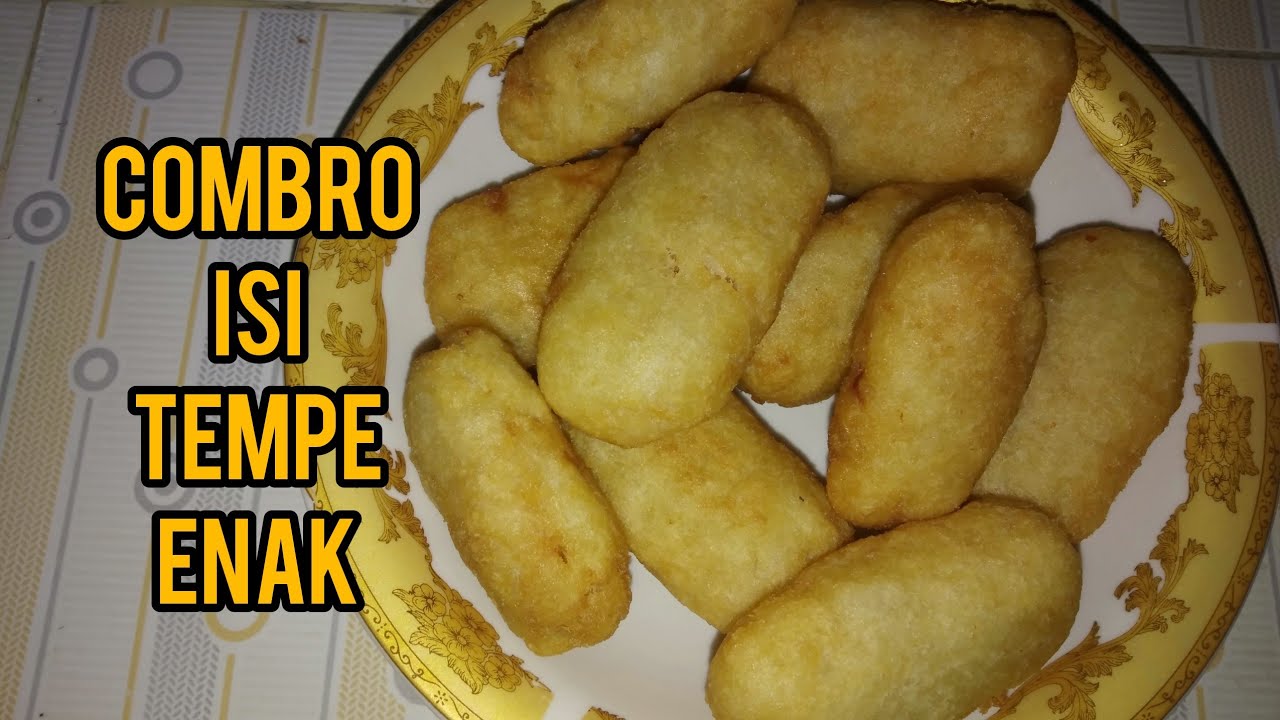 Cara membuat combro isi tempe enak - YouTube