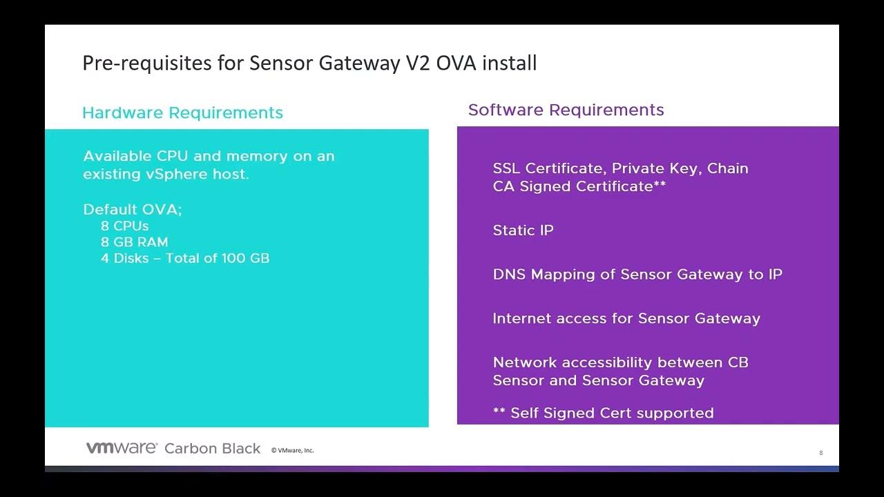 Carbon Black Sensor Gateway: Deploying as an Appliance - YouTube