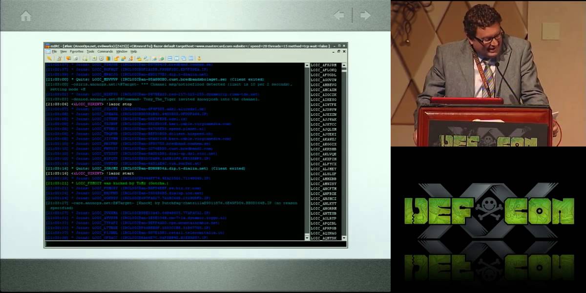 [DEFCON 20] Anonymous and the Online Fight for Justice - YouTube
