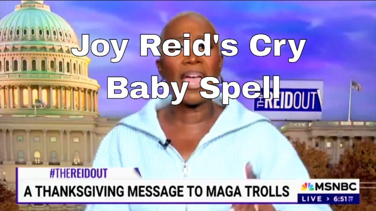 Joy Reid's Cry Baby Spell. #Trump - YouTube