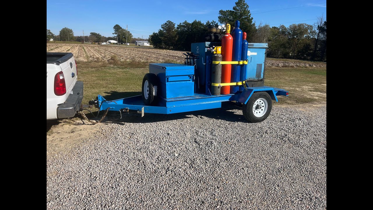 Welding Trailer build pt 2 - YouTube
