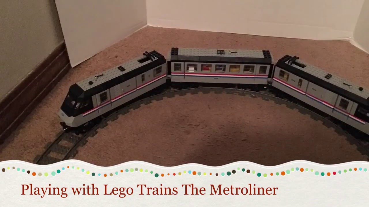 Lego Trains The Metroliner #10001 - YouTube