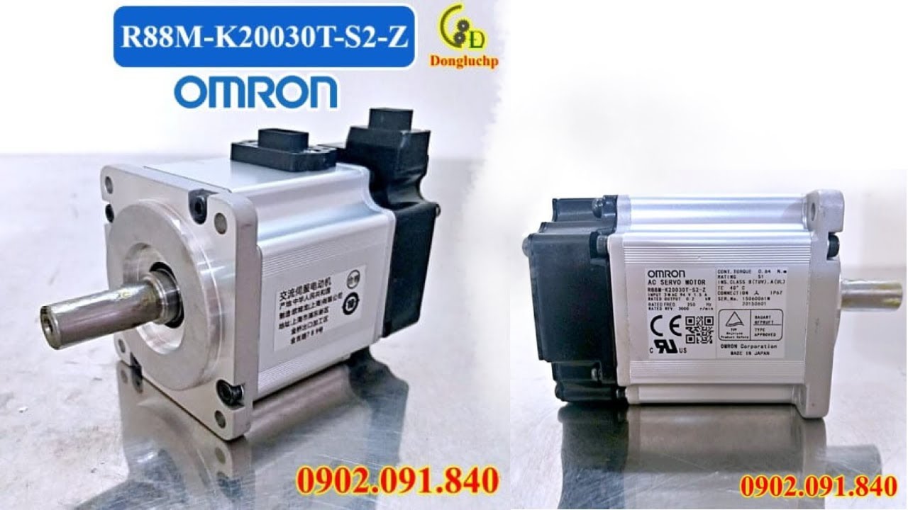 R88M-K20030T-S2-Z động cơ servo Omron 200w - YouTube